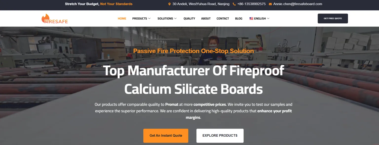 Top 10 Fire Resistant Board Manufacturers in South Africa